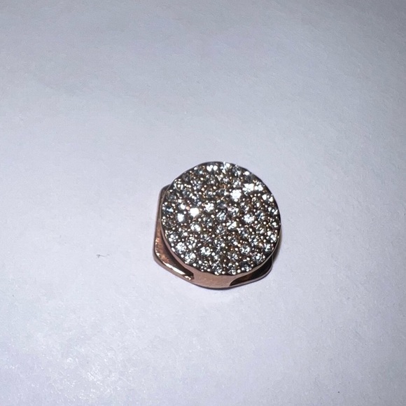 KEEP Collective | Jewelry | Keep Collective Pave Disc Charm Rose Gold ...